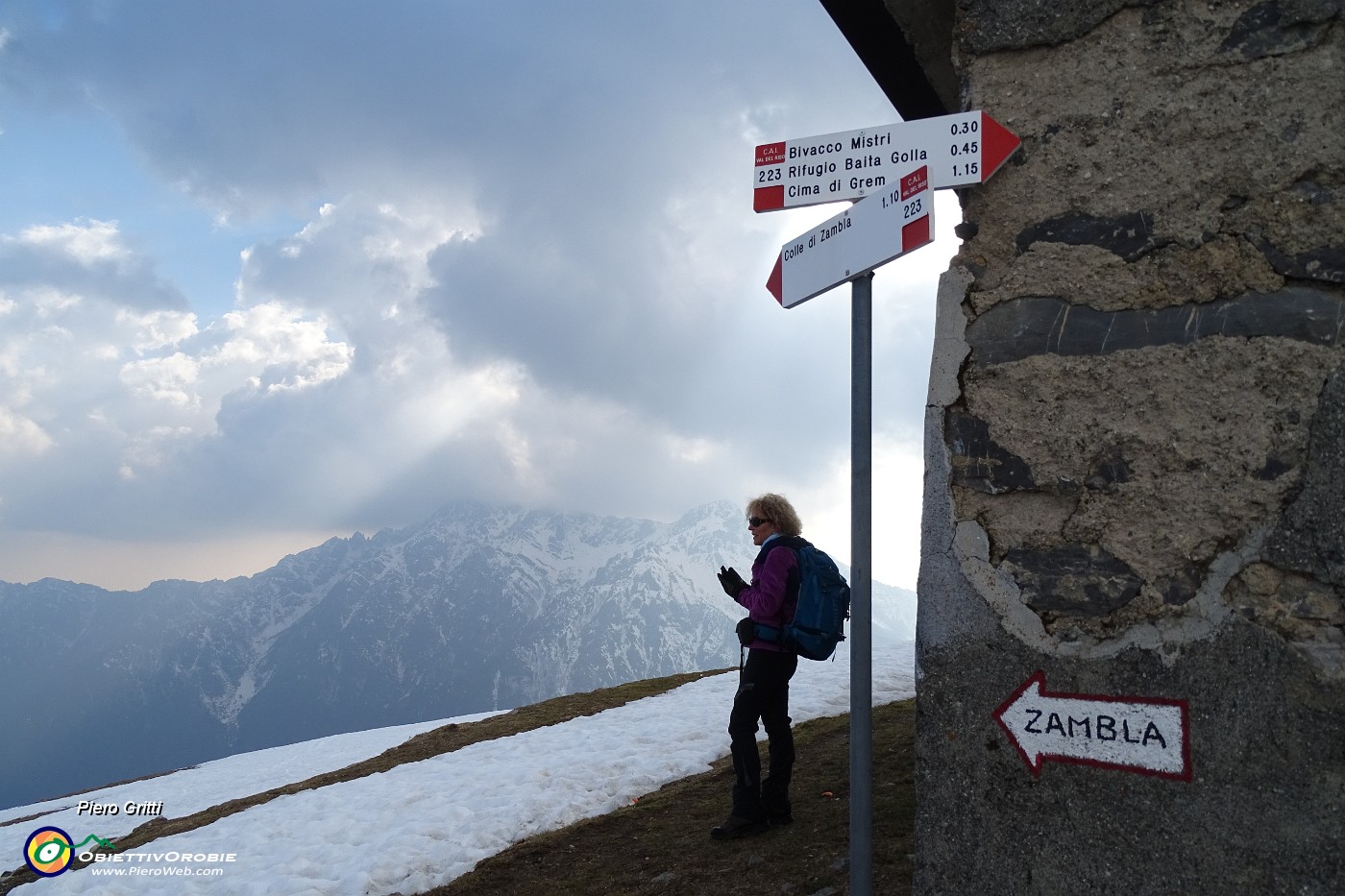 Sulle nevi di Cima Grem dal Passo di Zambla il 23 marzo 2016/71 Dalla ...