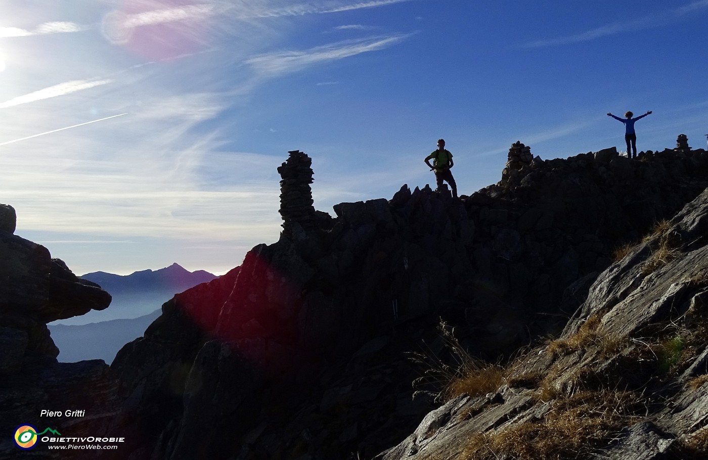 In vetta al panoramico Monte Duria (2264 m) il 22 dic. 2015/57 In vetta ...