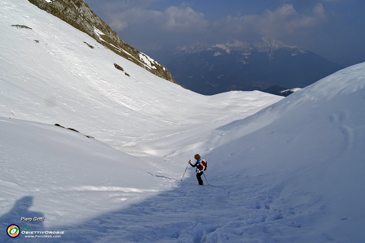 Invernale sul Pizzo di Petto da Colere-Malga Polzone il 19 marzo 2015/ ...
