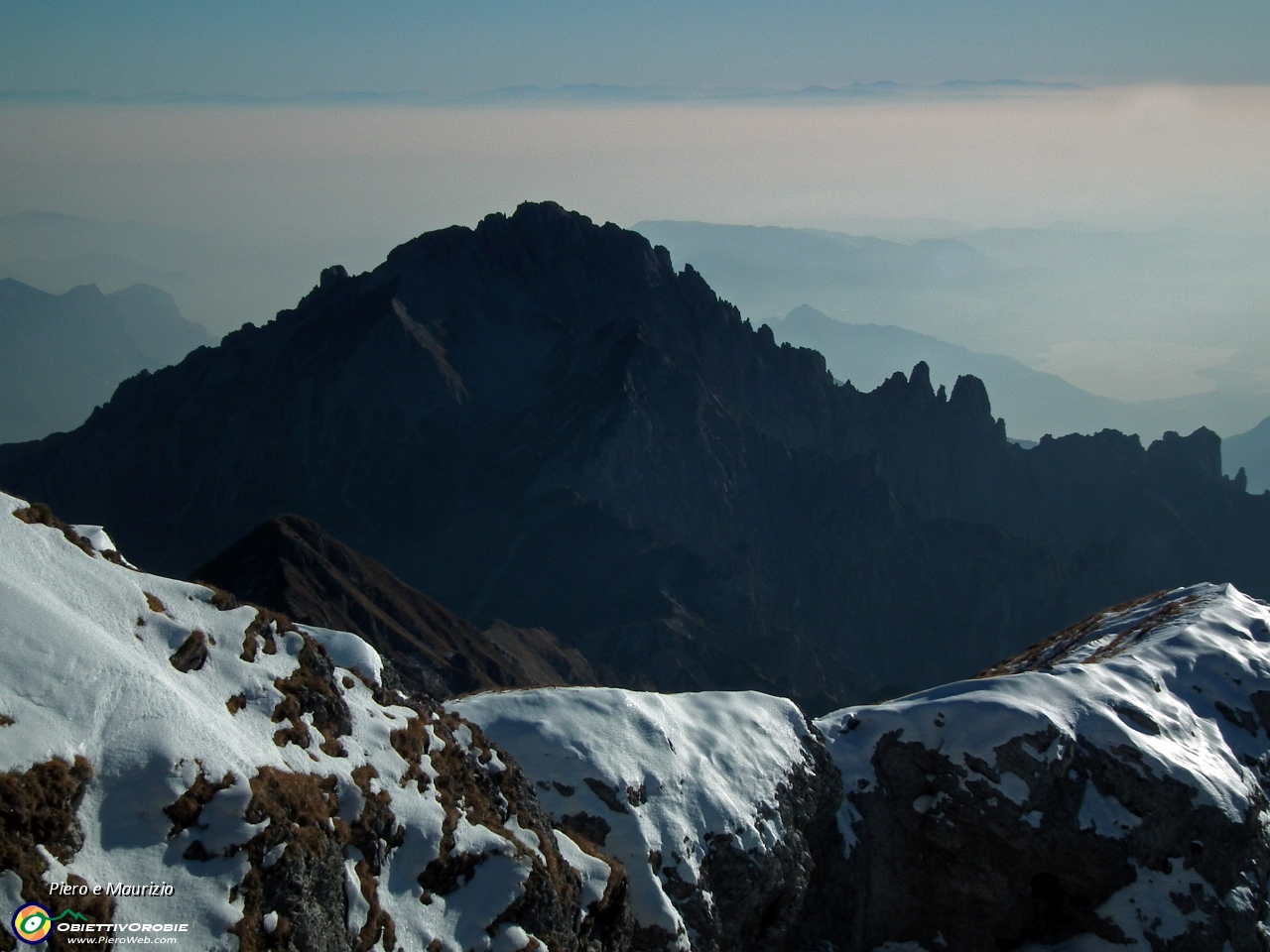 Salita in GRIGNONE dal Pialeral sul sentiero invernale il 16 novembre ...