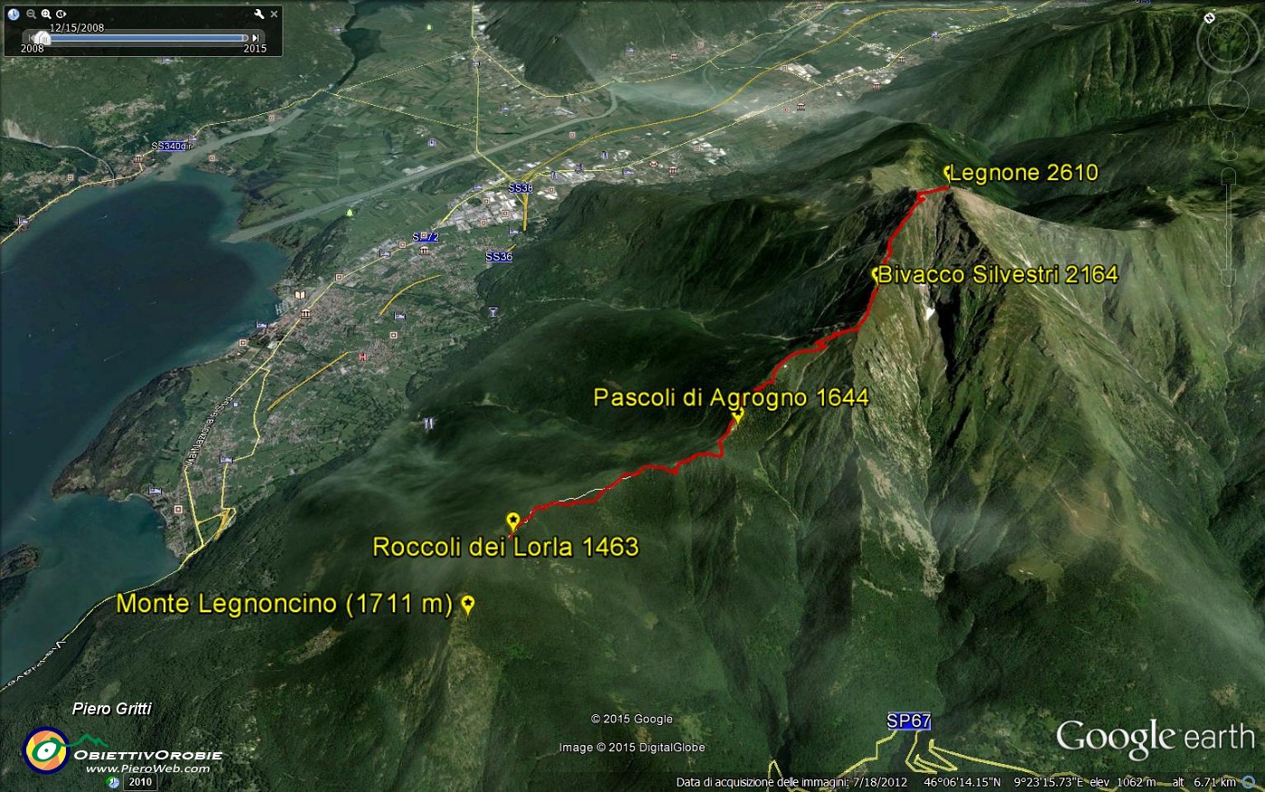Monte Legnone (2610 m), l’alta sentinella orobica del Lago di Como, da ...