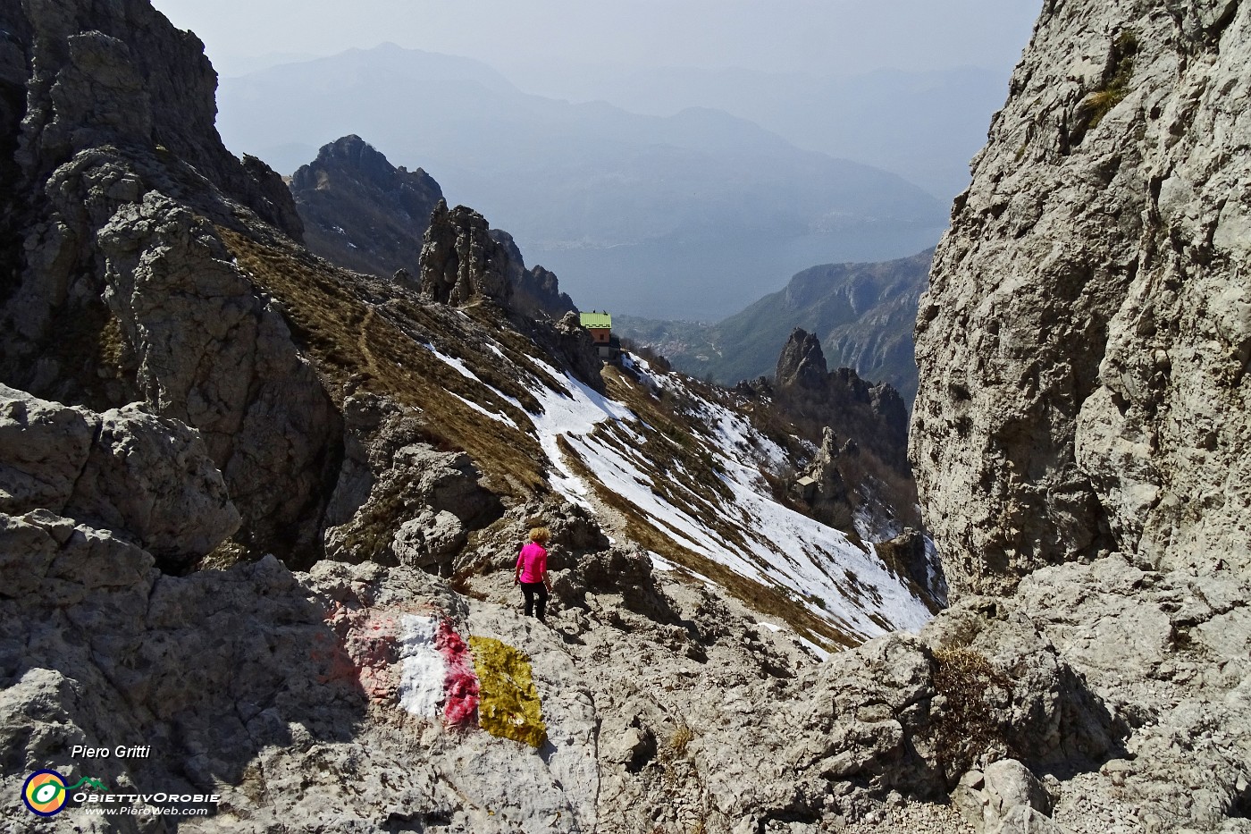 Rifugio Rosalba ad anello con salita al Colle Garibaldi il 15 aprile ...